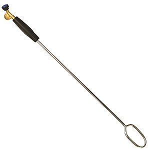 Flame King Propane Fire Starter Torch works with 1lb Propane Tanks for Firepits, Charcoal Grills, Wood Oven