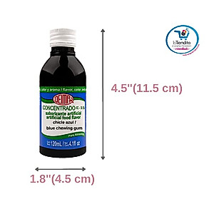 Deiman Artificial Food Flavoring Blue Chewing Gum Concentrate E-15 (4 fl oz)