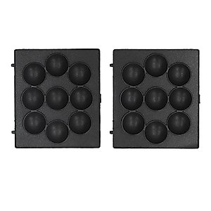 9 Hole Baking Pan, Non Stick Meatball Baking Tray Stainless Steel Octopus Meatball Grill Pan Cooking Plate