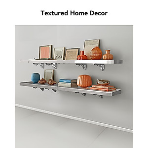 ZeroPone Stainless Steel Folding Wall Shelf 72L x 12W Inch,Stainless Steel Folding Drop-Down Food Shelf Stand,for Kitchen, Restaurant, Garage, Laundry Room, Food Truck, Window Service