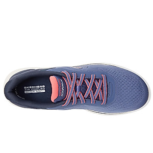 Skechers Women's Go 7-Cosmic Waves Athletic Walking Sneaker, Navy/Coral, 13