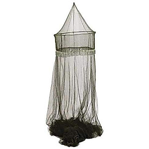 Mosquito Bed Net w/ Hanging Ring - Olive Green