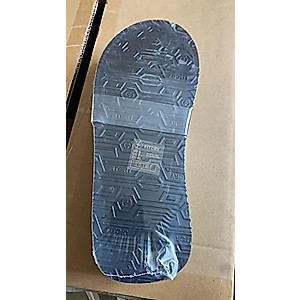 FITORY Men's Flip-Flops, Thongs Sandals Comfort Slippers for Beach Grey Size 11