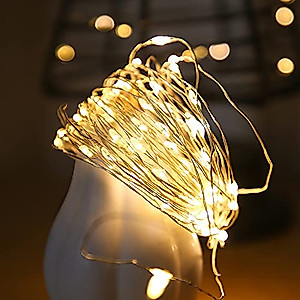 KBSN LED String Lights, Solar String Lights, Copper Wire Solar Garden Lights with 8 Modes, Waterproof Indoor/Outdoor Fairy Lights for Garden, Home, Wedding, Party