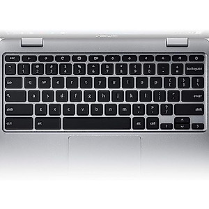 Asus C223 11.6/'' HD Chromebook Laptop, Intel Celeron N3350 Processor, 4GB RAM, 32GB eMMC Flash Memory, Intel HD Graphics, HD Webcam, Stereo Speakers, Chrome OS, Gray, (renewed)