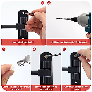 LIFXIZE Helmet Hanger Wall Mount 180° Swivel Helmet Holder for Motorcycle Bike Racing Outerwear Sports Gear