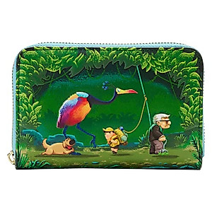 Loungefly Up Moment Jungle Stroll Zip Around Wallet