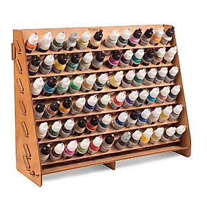 1 x Modular 74 holes + 1 x Wall Vallejo 72 holes Paint Rack Organizer