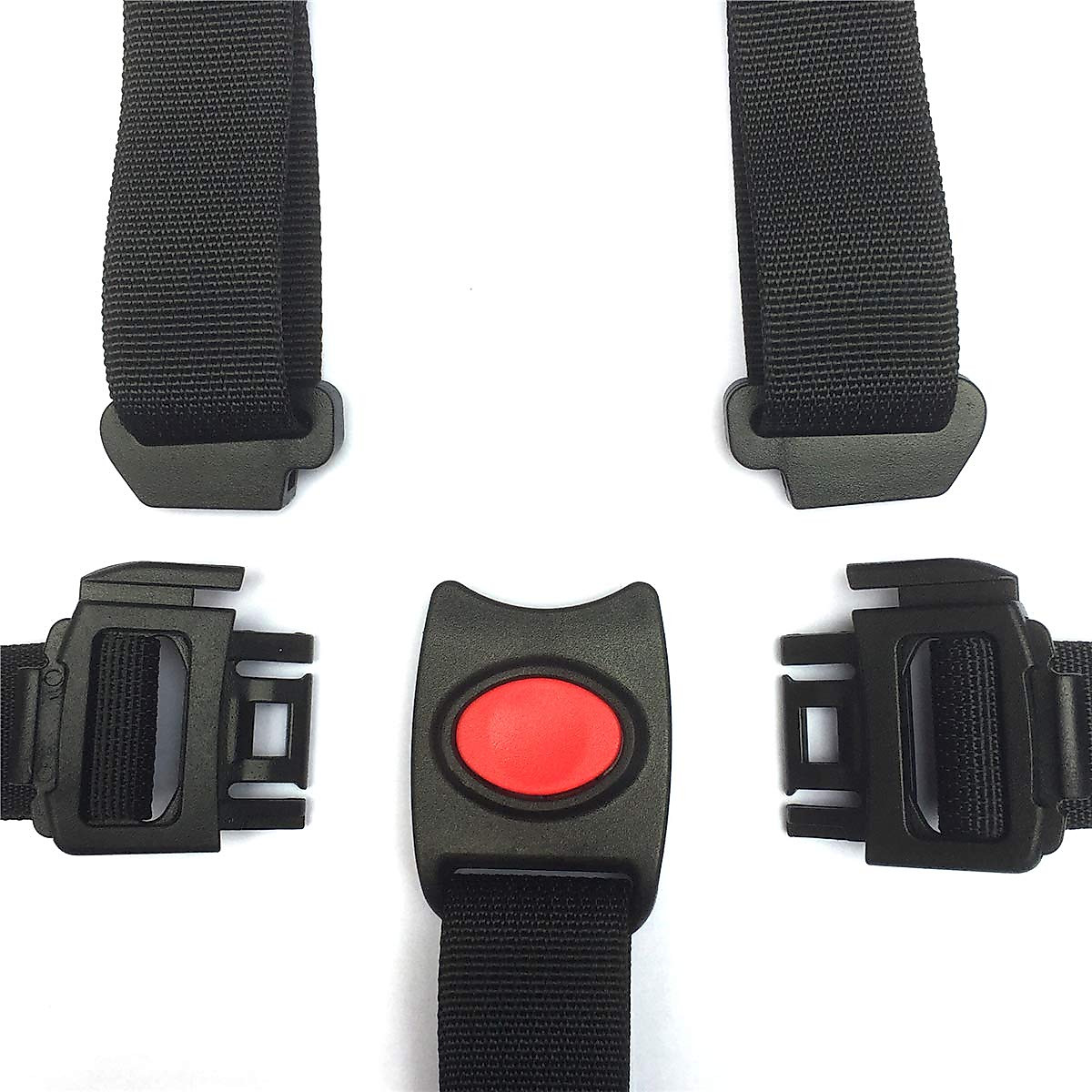 Seat Belt by AT,5/3/2 Point Adjustable for Baby Kid Safe Strap for Stroller High Chair (Include Shoulder Pads & Guarding Pad)