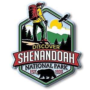Shenandoah National Park Magnet by Classic Magnets, 2.9" x 3.6", Collectible Souvenirs Made in The USA