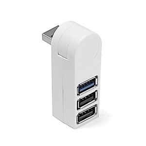 WJCCY 1pc High Speed USB 2.0/3.0 HUB Multi USB Splitter 4 Port Expander Multiple USB Expander Computer Accessories for Laptop PC (Color : White)
