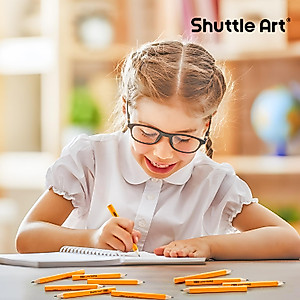 Shuttle Art 360 Pack #2 HB Golf Pencils, Wood-cased 3.5” Mini Pencils Bulk, Pre-sharpened Small Pencils for Kids Teachers Writing Marking Sketching, Classroom Essentials, Back to School Supplies