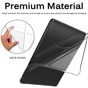 Miimall Compatible for Kindle Paperwhite 11th Case Soft TPU Ultra-Thin Lightweight Anti-Scratch Shock Absorption Full Protection Clear Cover Case for Kindle Paperwhite 11th Gen 2021 Release(Clear)