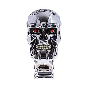 Nemesis Now T-800 Terminator 2 Judgement Day T2 Head Bottle Opener, Polyresin, Silver, One Size
