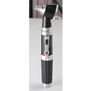 Dixie EMS Pocket Fiberoptic LED Otoscope with 10 Extra Probes in Hard Carry Case- Enhanced XHL Xenon Halogen Technology
