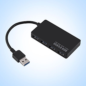 USB Charging Hub, Multi-Port Quick Charge Intelligent Smart Charging 4 Port USB Charger, for 7/8/10 Vista