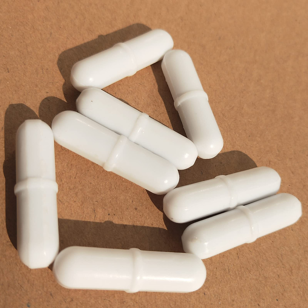 Laboratory Magnetic Stir Bars PTFE Magnetic Stirrer Mixer Stir Bars Stiring Rod (Diameter 9mm,Length 35mm), 10 Pcs