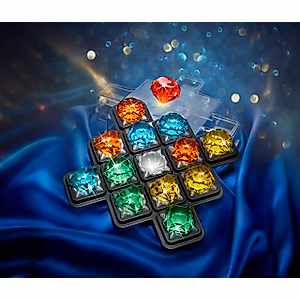 SmartGames Diamond Quest Deduction Game with 80 Challenges for Ages 10 - Adult