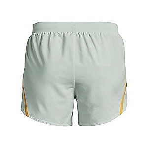 Under Armour Women's Fly by 2.0 Running Shorts, (592) Illusion Green/Rise/Reflective, Small