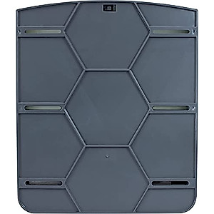 OVAL - Multifold Paper Towel Dispensers | Wall Mount Paper Towel Holder Large Capacity Storage 400 Paper Towels | Durable ABS for High-Traffic Areas | Commercial Wall Mounted Paper Towel Holder