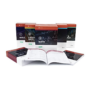 Alpha Omega Publications Lifepac 5 Subject Complete Set Grade 8