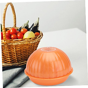 Zerodeko 12 Pcs Vegetable Preservation Bowl Onion Keeper Holder Fruit Vegetable Saver Vegetable Produce Saver Pepper Onion Storage Container Onion and Saver Fruit Container Plastic Salad