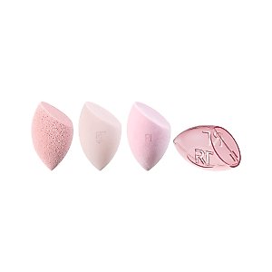 Real Techniques Limited Edition Cleanse, Blend, Set and Go Makeup Sponge Set, 4 Piece Christmas Gift Set, Perfect For Wife, Spouse, Girlfriend, Significant Other, and Daughter
