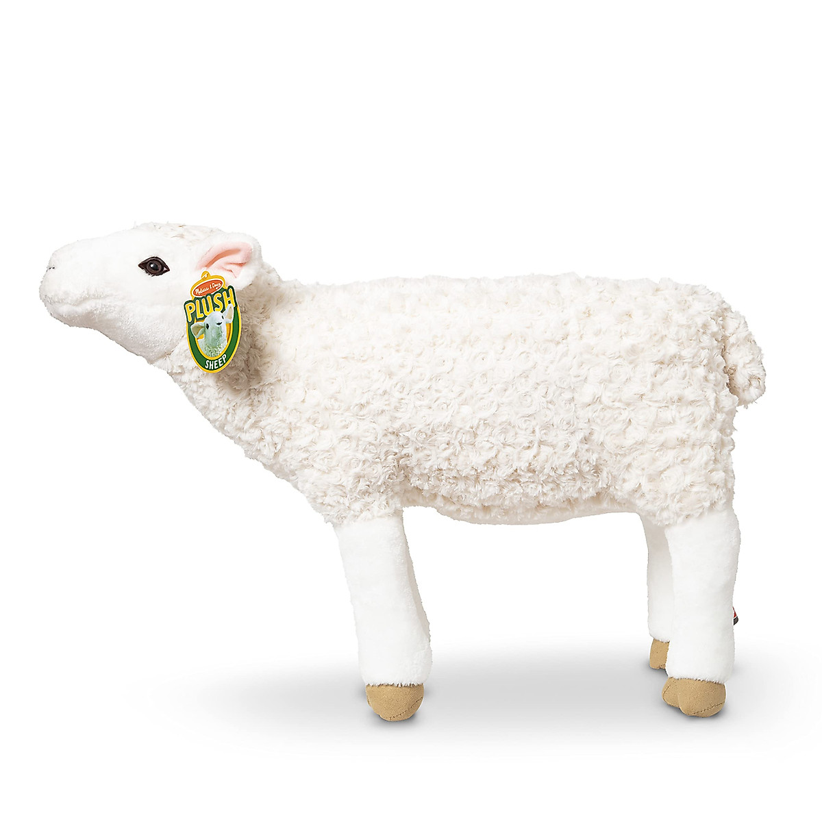 Melissa & Doug Giant Lifelike Sheep Plush - 2 Feet Tall Stuffed Animal Toy for Ages 3+