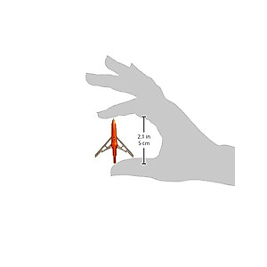 RAGE Crossbow X, 2-Blade Archery Arrow Broadhead, 100 or 125 Grain with Shock Collar Technology (3-Pack)