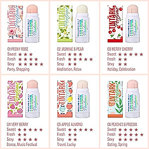 Tintark Solid Perfume Stick, Fragrance Perfumes Bar for Women, Natural & Safe Ingredients, Long Lasting Fresh, Peony Perfume