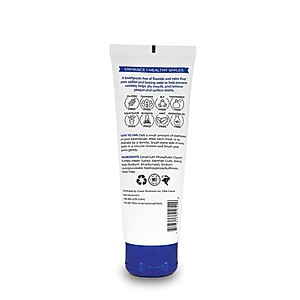 Cleure Original Natural Toothpaste - Flavor-Free, Fluoride-Free - Helps Whiten - with Xylitol for Fresh Breath - Natural Great Taste for Children & Adults - Mint-Free (4oz Tube)