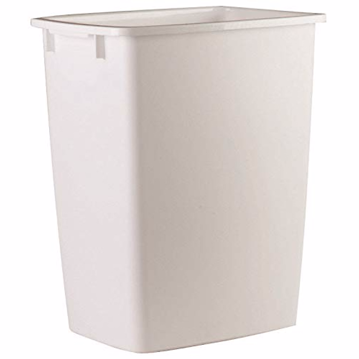 Rubbermaid 2806-TP-WHT Plastic Kitchen Wastebasket, White, 36-Qt. - Quantity 6