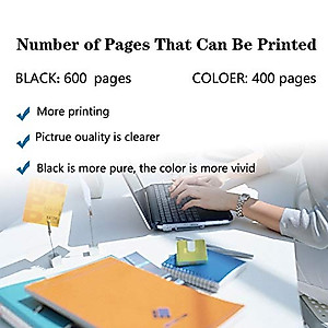 VIVIDRAW 7 Pack HP 02 Compatible Ink cartridges Replacement for HP Photosmart C5180 C7280 C6280 C6180 D7360 D7460 8250 C7200 Printer