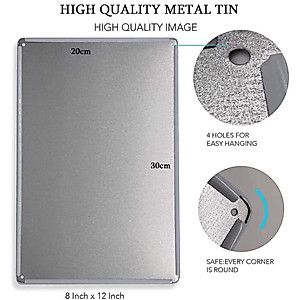 GTA 5 Poster Retro tin Sign Wall Art Decor Metal Sign Decoration Sign 8x12 inch