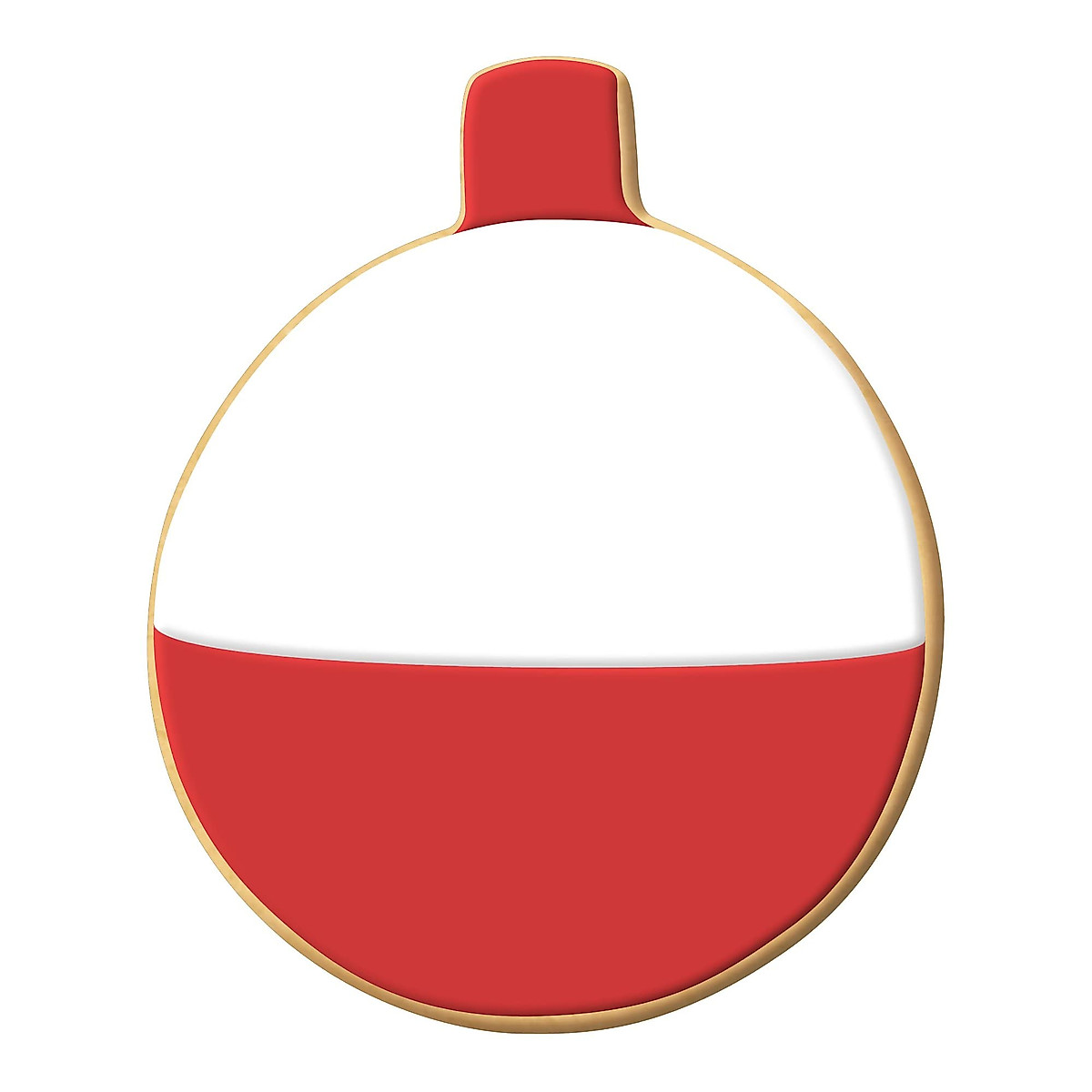 Foose Ornament Bobber Cookie Cutter 3 Inch –Tin Plated Steel Cookie Cutters – Ornament Bobber Cookie Mold