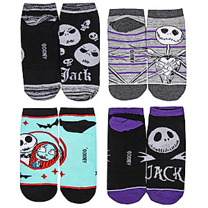 Disney Nightmare Before Christmas 12 Days of Socks Ankle and Crew Character Designs 12 Pair Socks Box Set