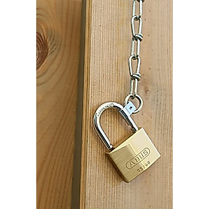 ABUS 65/20 Solid Brass Padlock Keyed Different - Hardened Steel Shackle