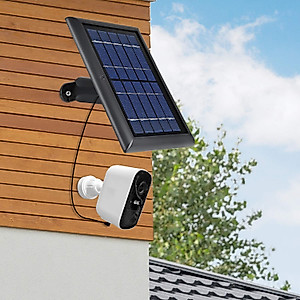 Wasserstein Solar Panel with 13.1ft/4m Cable Compatible with Eufy Cam 2C and 2C Pro - Power Your Surveillance Camera Continuously (3-Pack, Black) (NOT Compatible with Eufy Cam 2/2 Pro/E)