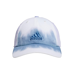 adidas Women's Relaxed Color Wash Cap, Ambient Sky Blue/Violet Tone Purple/Focus Blue, One Size