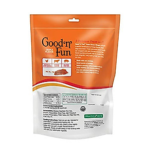 Good'n'Fun Triple Flavor Wings Treats for Dogs 4 oz