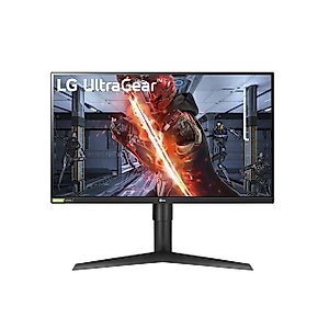 LG 27GL83A-B 27 Inch Ultragear QHD IPS 1ms NVIDIA G-SYNC Compatible Gaming Monitor, Black (Renewed)