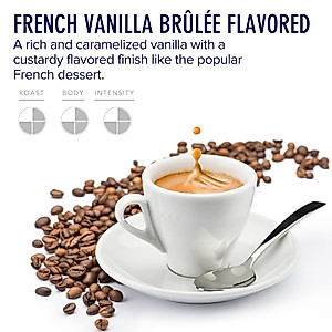 Ellis Coffee - French Vanilla Brulée - Single Serve Coffee Pods - For Use in Most K-cups and Keurig 2.0 Brewers - 24 Coffee Pods