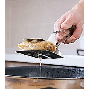 Service Tongs Kitchen Tongs Stainless Steel Bread Tongs/Steak Clamps/Fried Steak Clamp/Barbecue Tongs Joyden 10 Inch Premium Steak Clip(1 PCS)