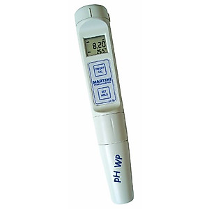 Milwaukee pH56 LED Waterproof Dual Level Pocket pH/Temp Tester with Replaceable Electrode, -2.00 to 16.00 pH, +/-0.05 pH Accuracy, 0.01 pH Resolution