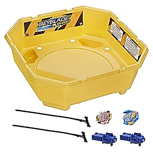 Beyblade Burst Epic Rivals Battle Set – Complete Set with Beystadium, Battling Tops, and Launchers – Age 8+ (Amazon Exclusive) , Yellow