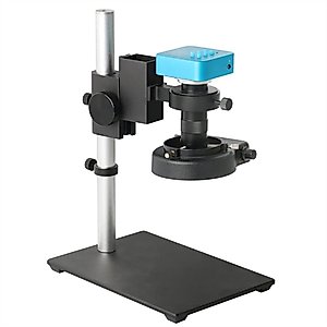 Microscope Accessories Kit for Adult 36MP 2K 1080P 60FPS H_DMI USB Electronic Video Microscope Camera 100X 130X 200X 500X Zoom C-Mount Lens for Motherboard Detection Accessory (Color : 130X Microscop