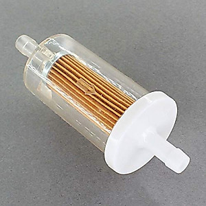 DGZZI 2PCS 1/4" 695666 Fuel Filters For Briggs and Stratton Professional Engines 845125 691035 5065 5065D 5065K 493629 MTD Craftsman Cub Cadet Troy Bilt Lawn Mower Tractor