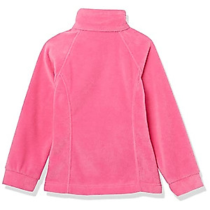 Columbia unisex-baby Benton Springs Fleece Jacket, Pink Ice, 12-18 Months