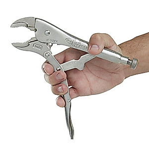 IRWIN VISE-GRIP Original Locking Pliers with Wire Cutter, Curved Jaw, 10-Inch (502L3)