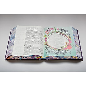 Tyndale NLT Inspire PRAISE Bible (Large Print, Hardcover, Purple): Inspire Coloring Bible–Nearly 500 Illustrations to Color, Creative Journaling Bible Space-Religious Gifts Inspire Connection with God